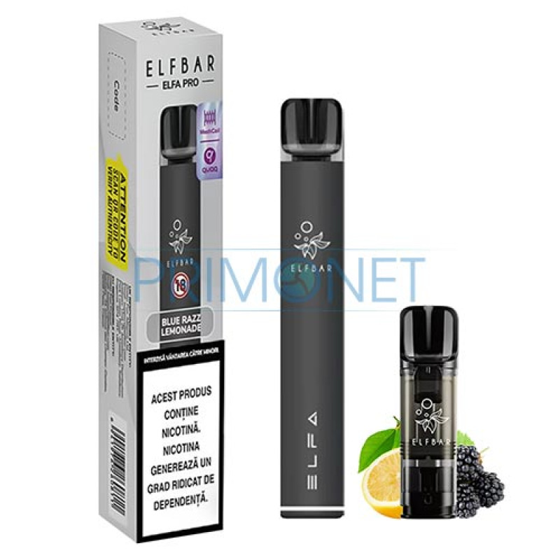 KIT Elf Bar ELFA Pro Black (Blue Razz Lemonade)